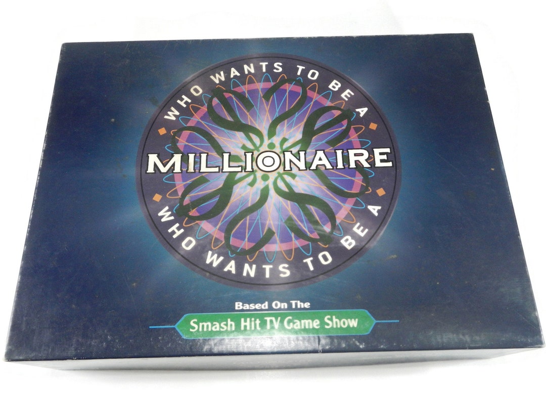 Vintage Who Wants to Be a Millionaire Game COMPLETE, Pressman Toy Corp ...
