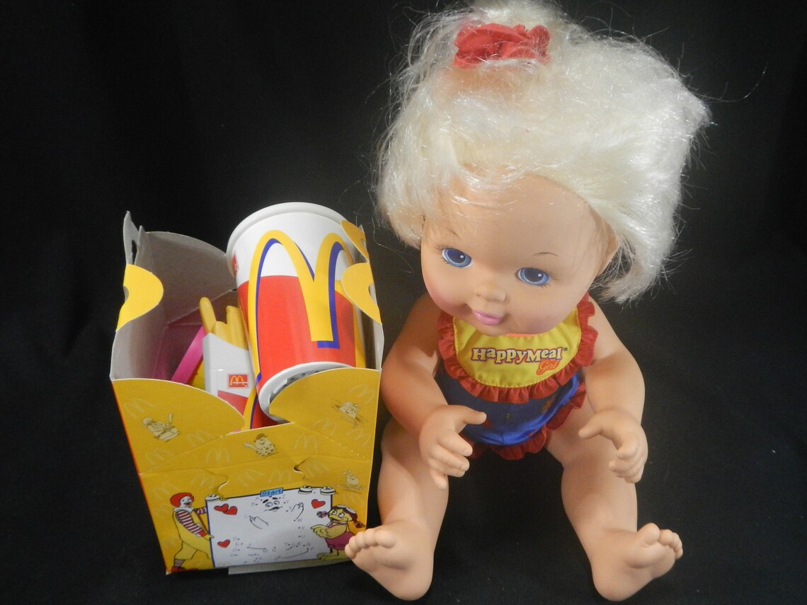 Vintage RARE Mcdonaldland Happy Meal Girl Doll - Hasbro, WORKS, 1997 ...