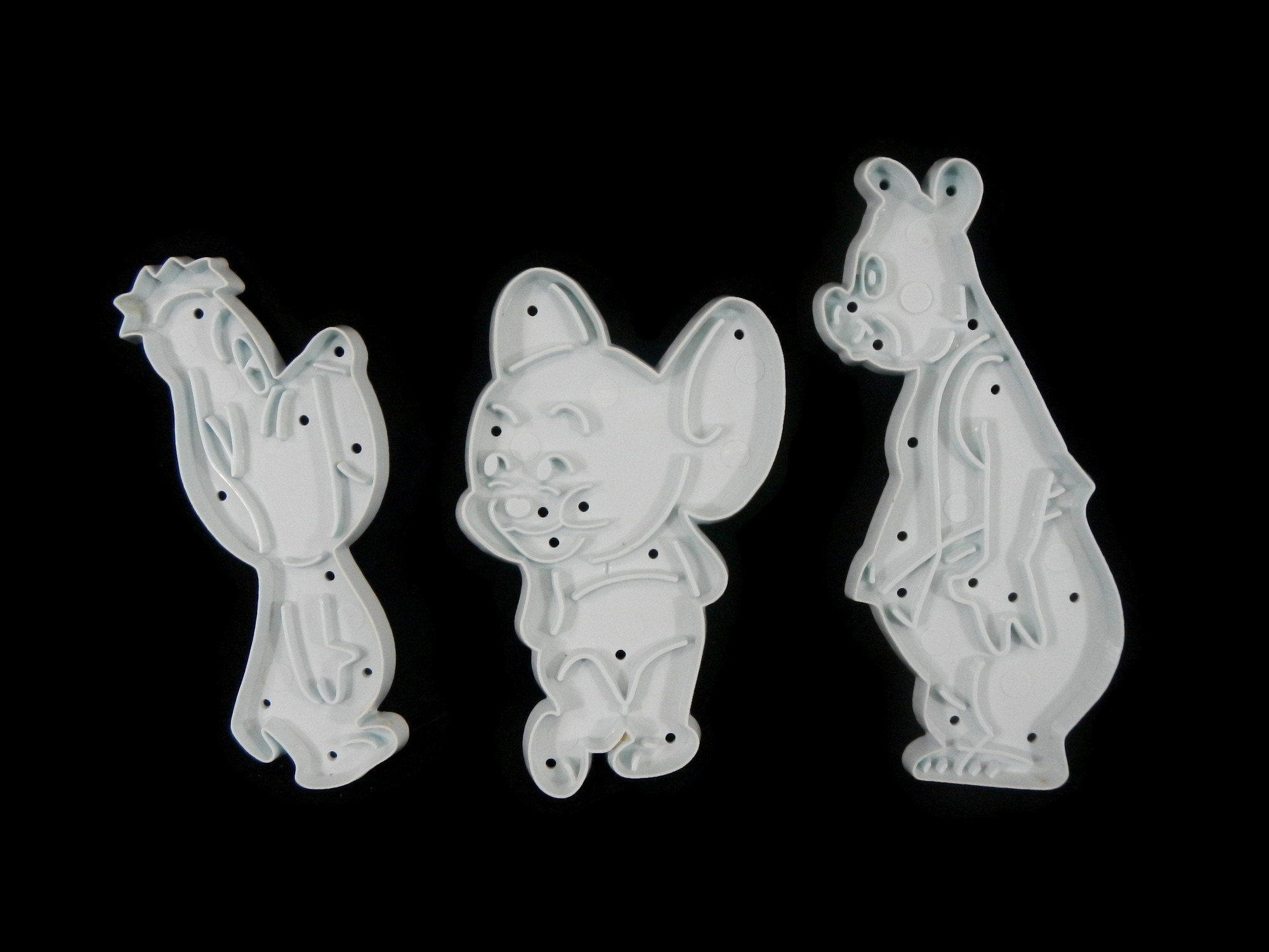 Vintage Set of 3 Loew's Cookie Cutters 1956 Droopy Dog | Etsy