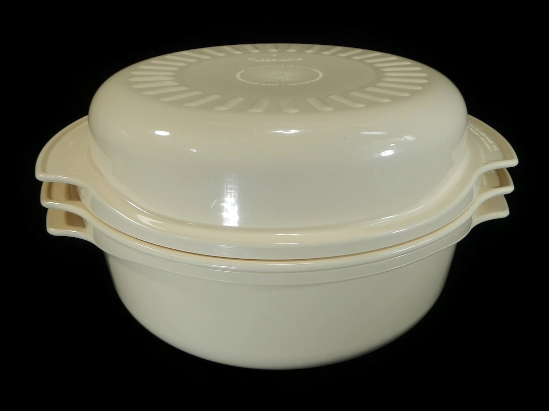 Vintage Tupperwave Casserole 3pc Set- Tupperware Made for Microwave Use ...