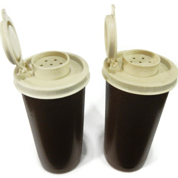 Tupperware Salt and Pepper Shakers - Etsy