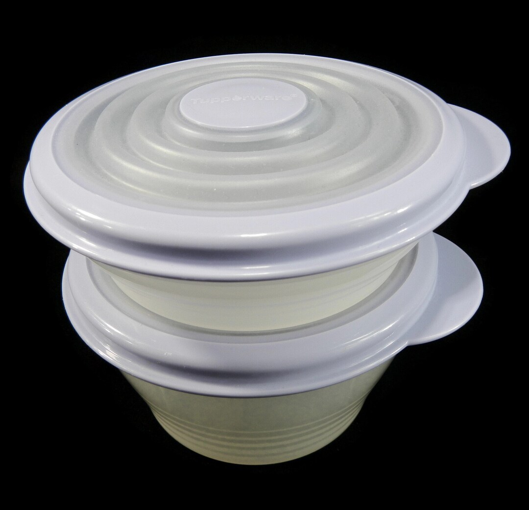 Vintage Tupperware Stuffable Containers - Pair, 1 & 2 Cup, 5395, 5422 ...