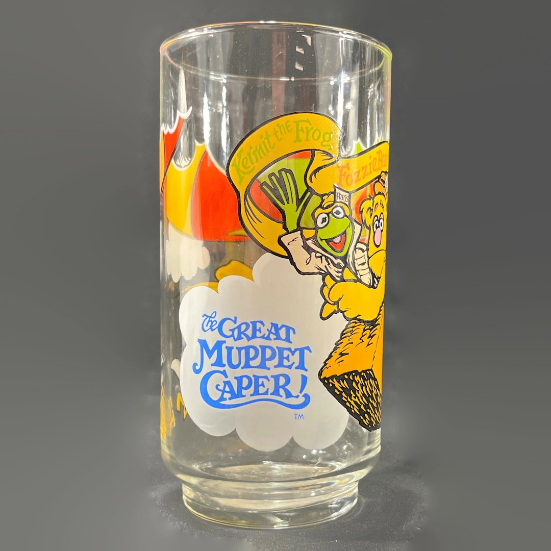 Vintage Mcdonald's Muppets Glass, Tumbler - Great Muppet Caper Movie ...