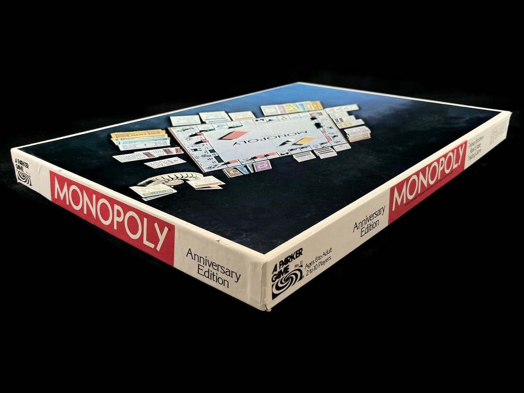 Vintage Monopoly Board Game - 40th Anniversary Edition, #11, Parker ...