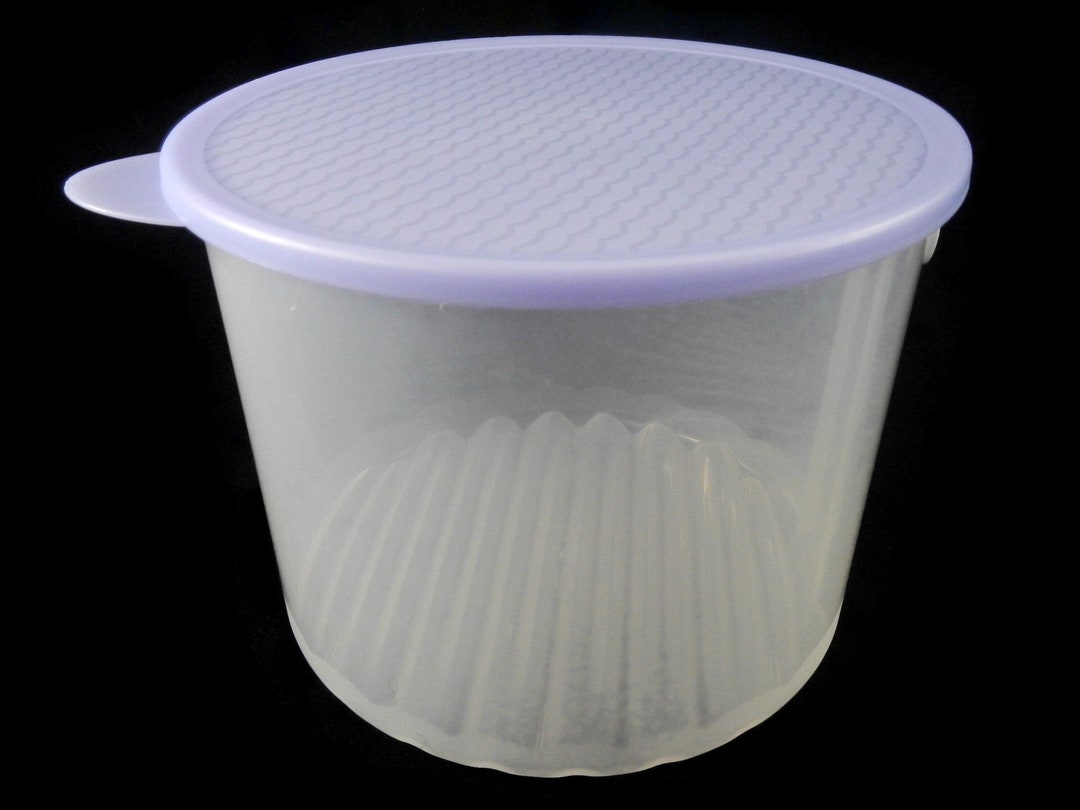 Vintage Tupperware Fridgesmart Fruit & Veggie Container, Lid Sheer Bowl ...