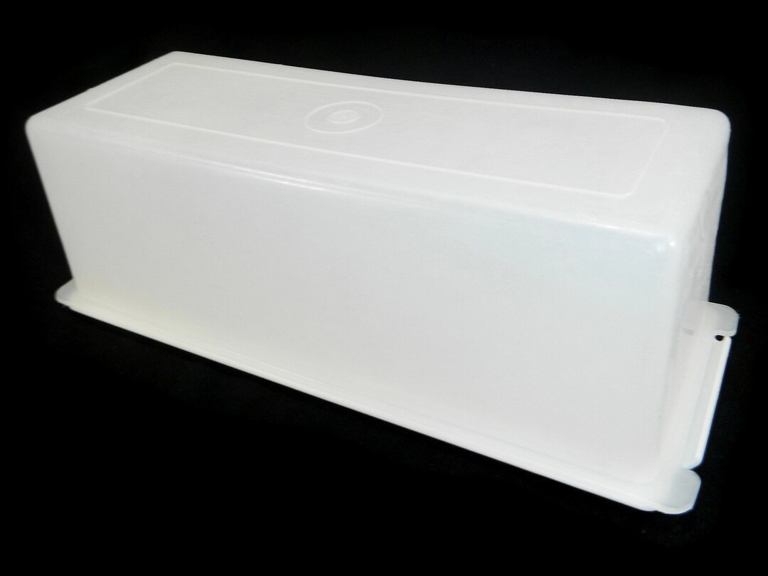 Vintage Tupperware Cheese Saver Tray, Cover - CHOICE - Sheer, White, 2 ...