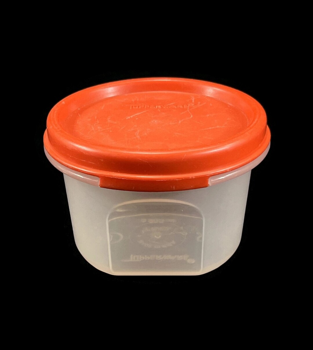 Vintage Tupperware Modular Mates Round 1, Lid - Sheer, Red, Small, Mini ...