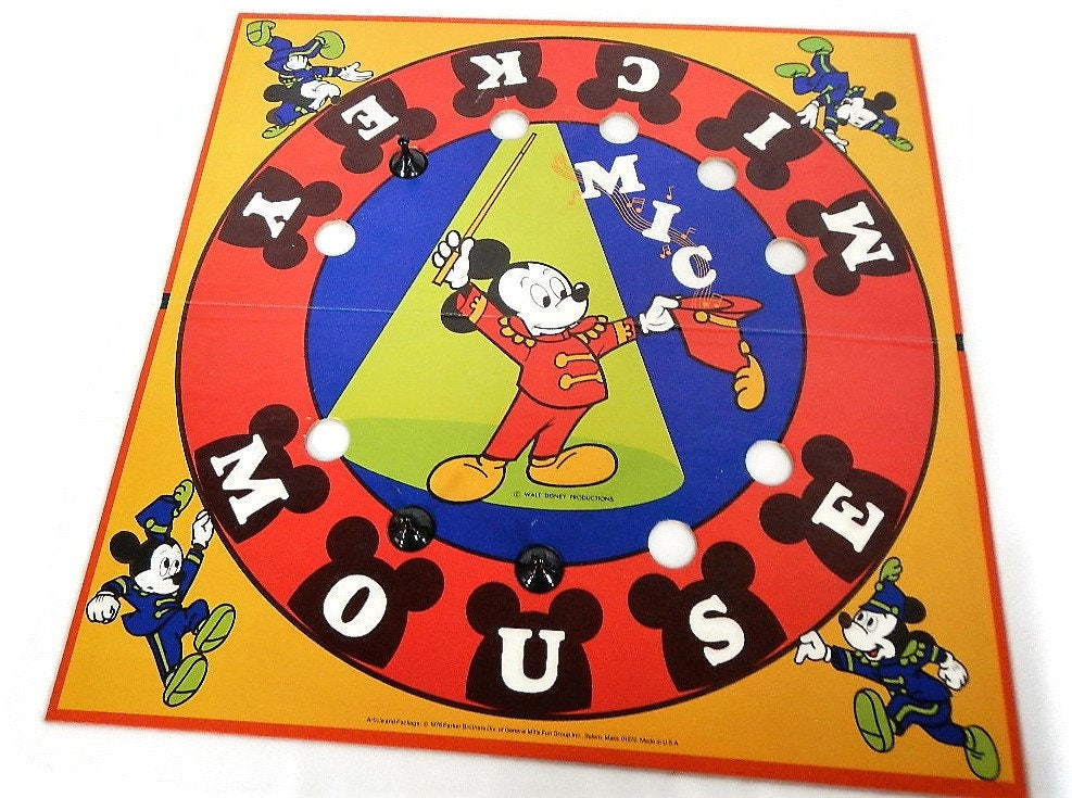 Vintage Walt Disney Mickey Mouse Board Game Parker Brothers - Etsy Canada