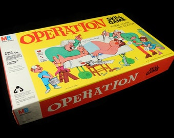 Vintage Game Operation - Etsy