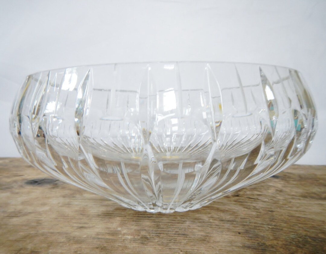 Vintage Imperlux Bowl - Hand Cut 24% Lead Crystal, Western Germany ...