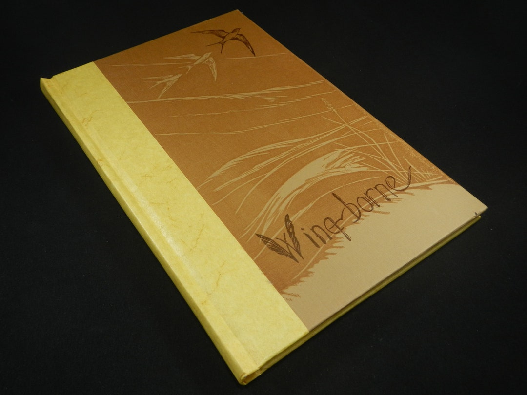 Vintage SIGNED wingborne by Gwen Frostic Book of Poems, Hardcover, 1967 ...