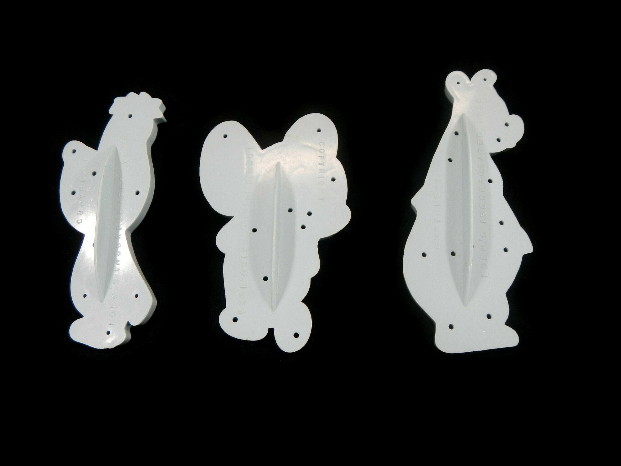 Vintage Set of 3 Loew's Cookie Cutters 1956 Droopy Dog | Etsy