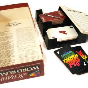 Vintage Scrabble Word Rummy Game Card Game 1987 Selchow & Righter, 0034 ...