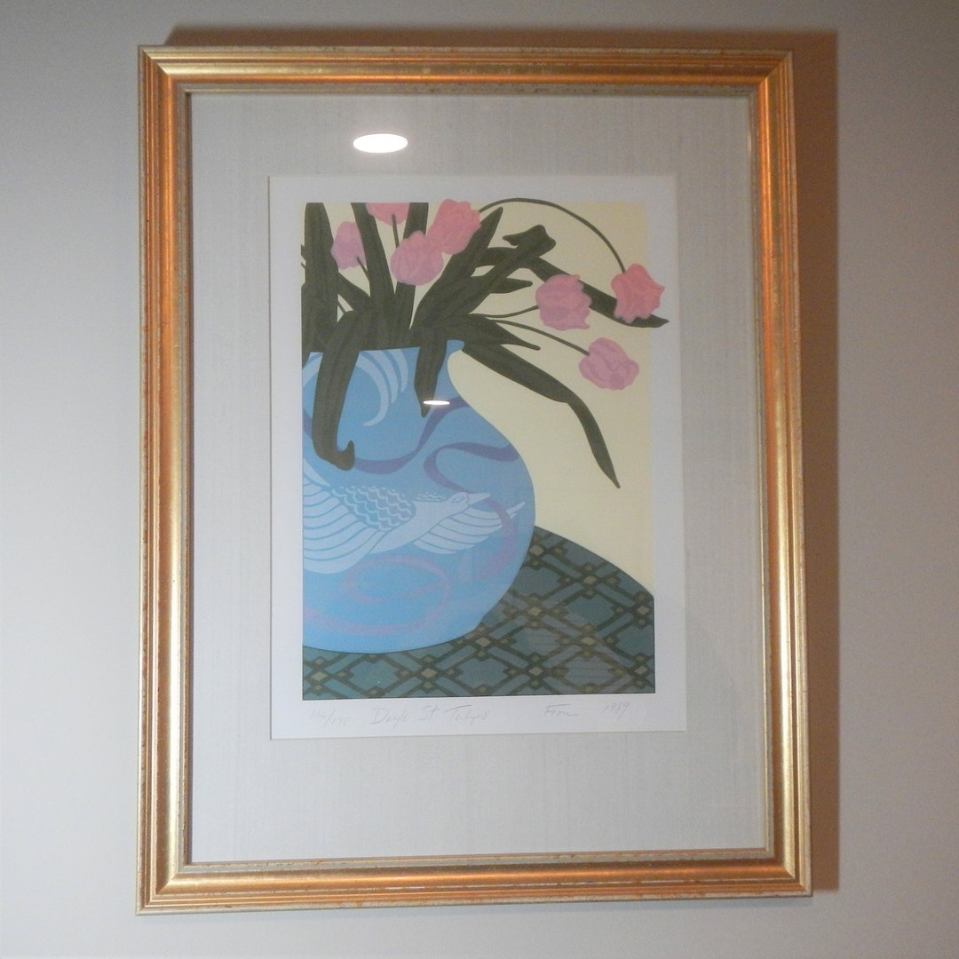 Vintage Susan Fiori Framed, Signed, Numbered Print doyle St. Tulips ...