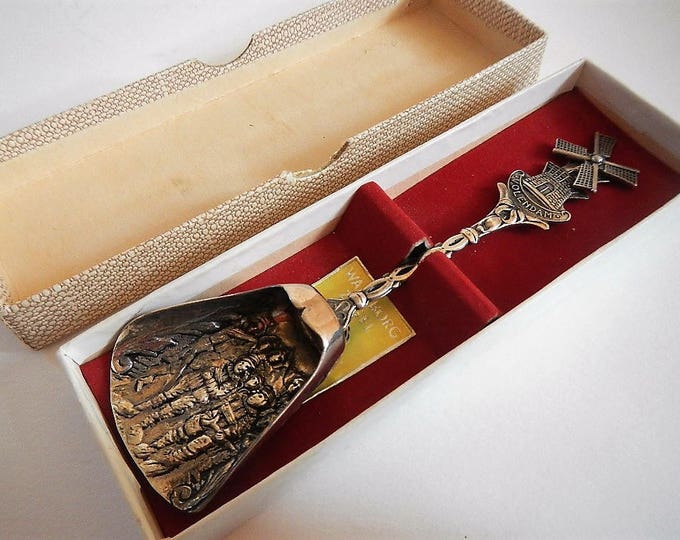 Vintage Dutch Spoon - Collector, Volendam - 1950s - Collectible, Silver ...