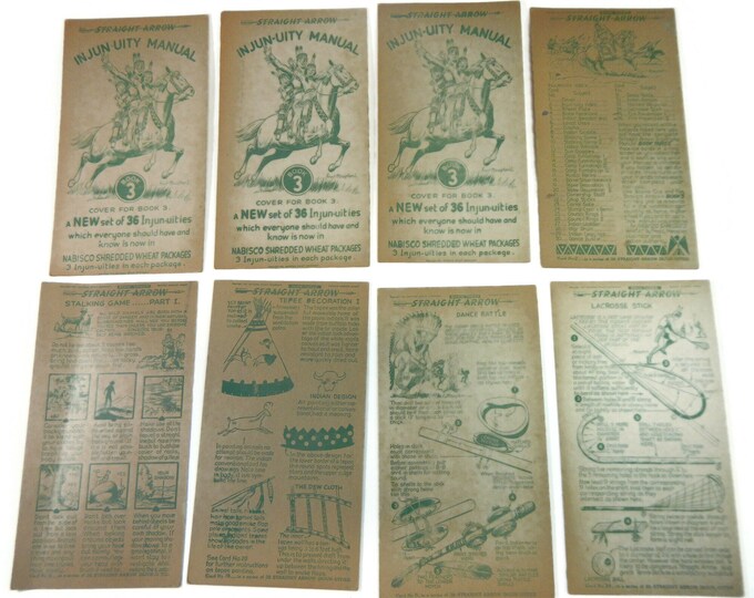 RARE Vintage Nabisco Shredded Wheat Straight Arrow Cards- 1951, Book 3 ...