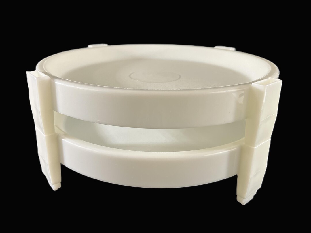 Vintage Tupperware Divide-a-rack Pie Stackers SET OF 2 White, 511 ...