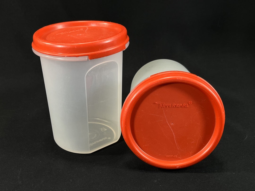 Vintage Tupperware Modular Mates Round 2 Containers, Lids SET of 2 ...