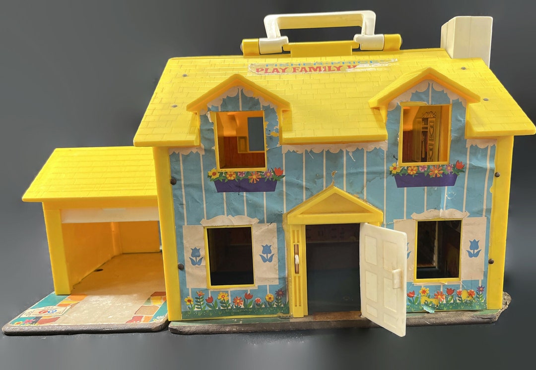 Vintage Fisher Price Play Family House - NO Accessories, Very Worn ...