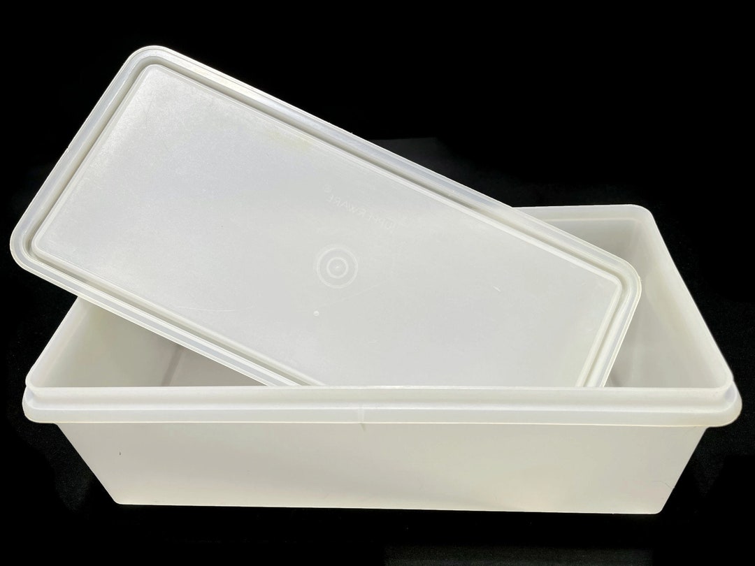 Vintage Tupperware Jumbo Bread Server or Keeper, Lid - Sheer, 606, 607 ...