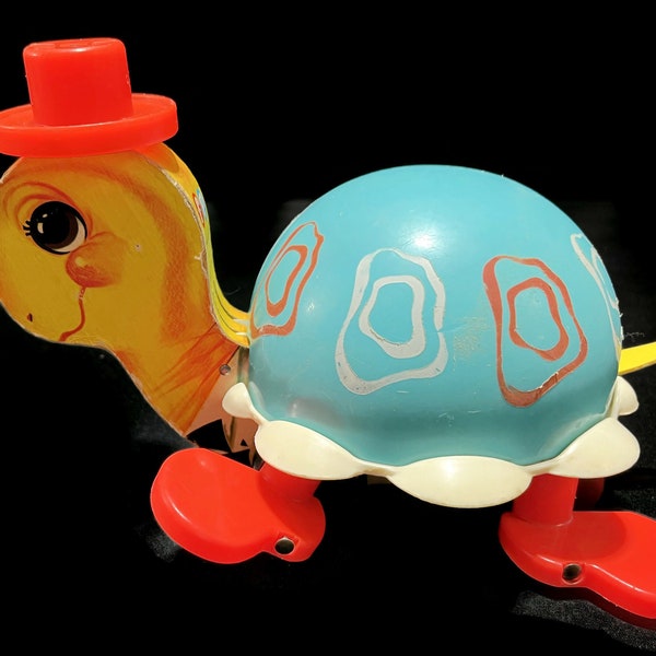 Turtle Pull Toy - Etsy