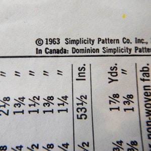 Vintage Simplicity Sewing Pattern 5312 Misses' One-piece Dress, Jacket ...