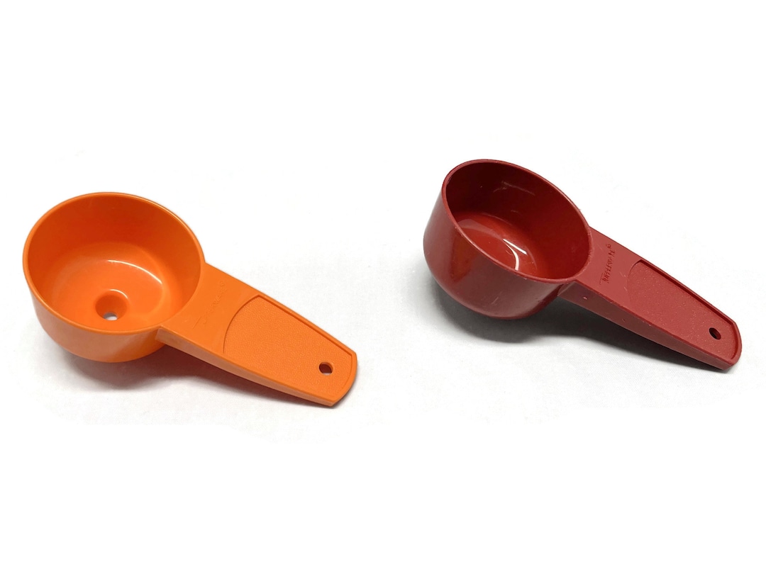 Vintage Tupperware Mini Funnel - CHOICE, Orange, Brick Red, #877, Hole ...