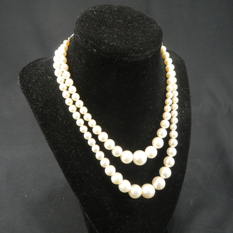 Faux Pearl Necklace - Etsy