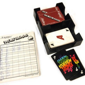 Vintage Scrabble Word Rummy Game Card Game 1987 Selchow & Righter, 0034 ...