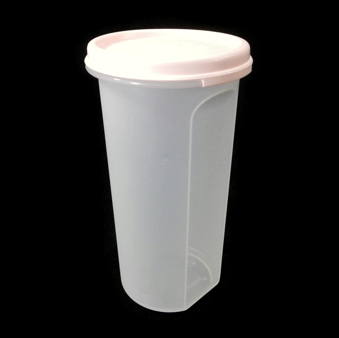 Vintage Tupperware Modular Mates Round 3, Lid 22 Oz, Sheer, Pale Pink ...