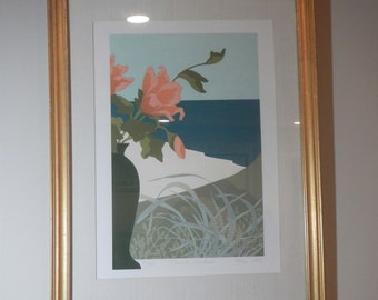 Vintage Susan Fiori Framed, Signed, Numbered Print night Cranes 1981 ...
