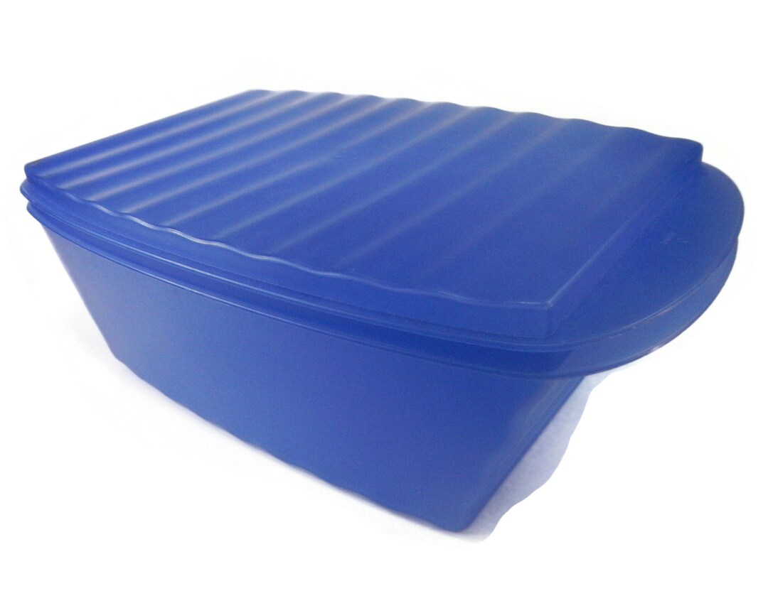 Vintage Tupperware Impressions Rectangular Storage Container, Lid ...
