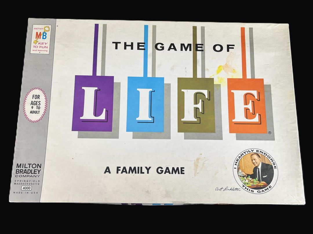 Vintage the Game of Life Board Game - COMPLETE, Milton Bradley, 1960 ...