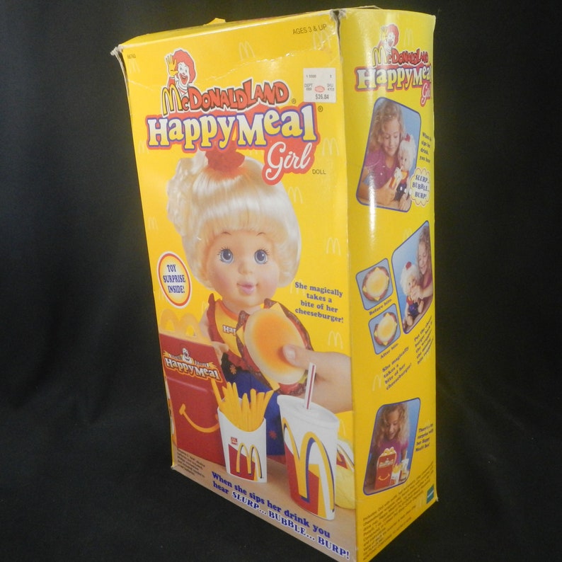 Vintage RARE Mcdonaldland Happy Meal Girl Doll - Hasbro, WORKS, 1997 ...