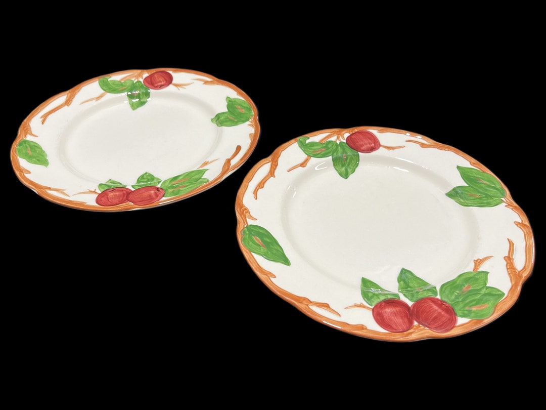 Vintage Franciscan Ware Apple Dinner Plates, Set of 2 - 9.5" Diam ...