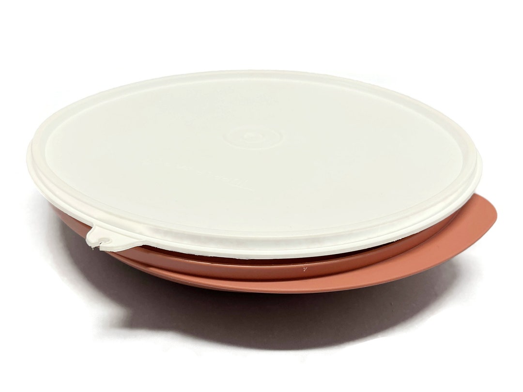 Vintage Tupperware Reheatables Divided Dish Mauve/dusty Rose, White ...