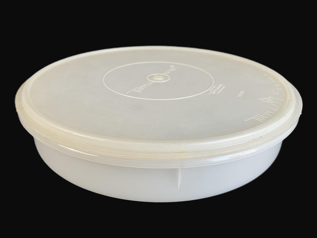 Vintage Tupperware 12" Pie Taker, Lid -sheer, #242, #224, 1970s- Food ...
