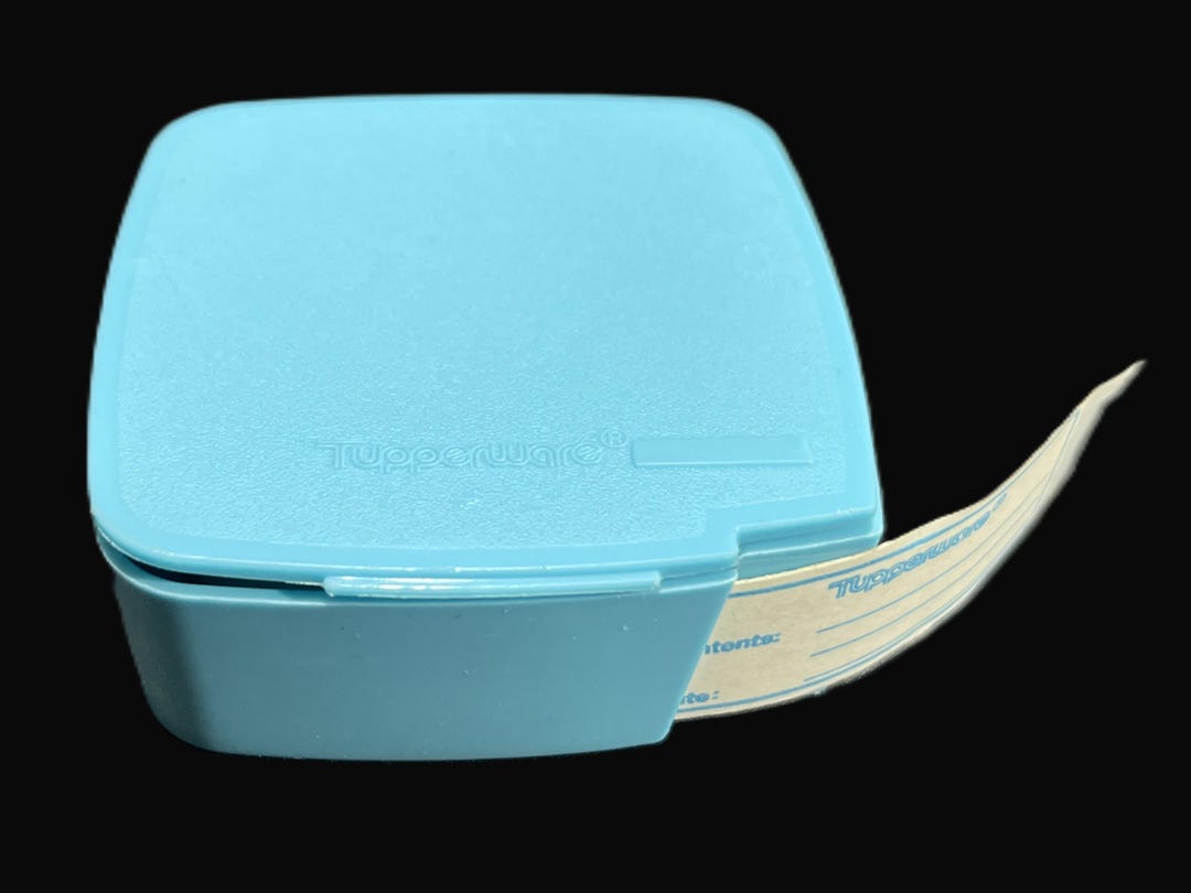 Vintage Tupperware Label Dispenser Container With Roll of Labels ...