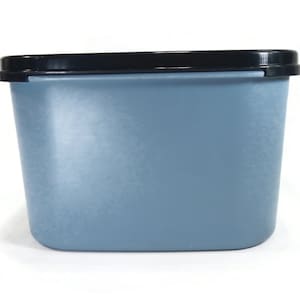 Vintage Tupperware Modular Mate Square 2 With Lid Gray, Grey, Black ...