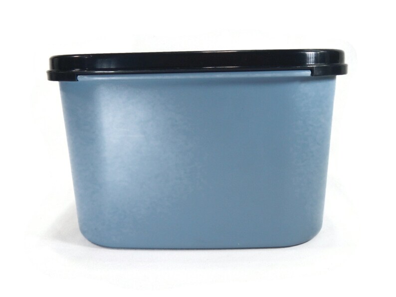 Vintage Tupperware Modular Mate Square 2 With Lid Gray - Etsy