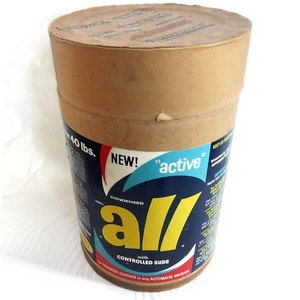 Vintage HUGE All Laundry Soap Container 40 Lbs Box - Etsy