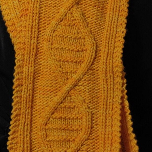 DNA Scarf Knitting Pattern - Etsy