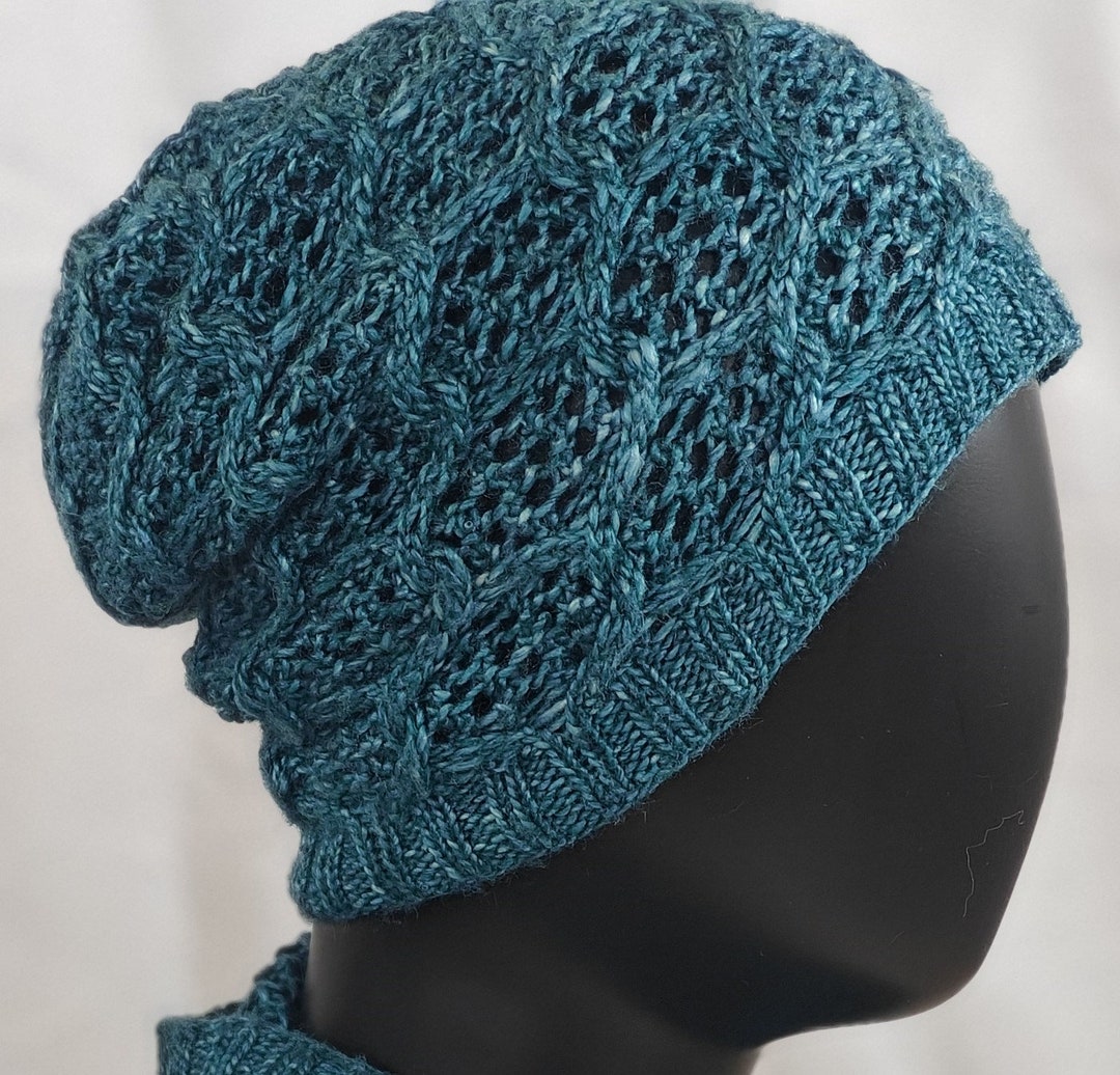 Chain Link Hat Knitting Pattern - Etsy