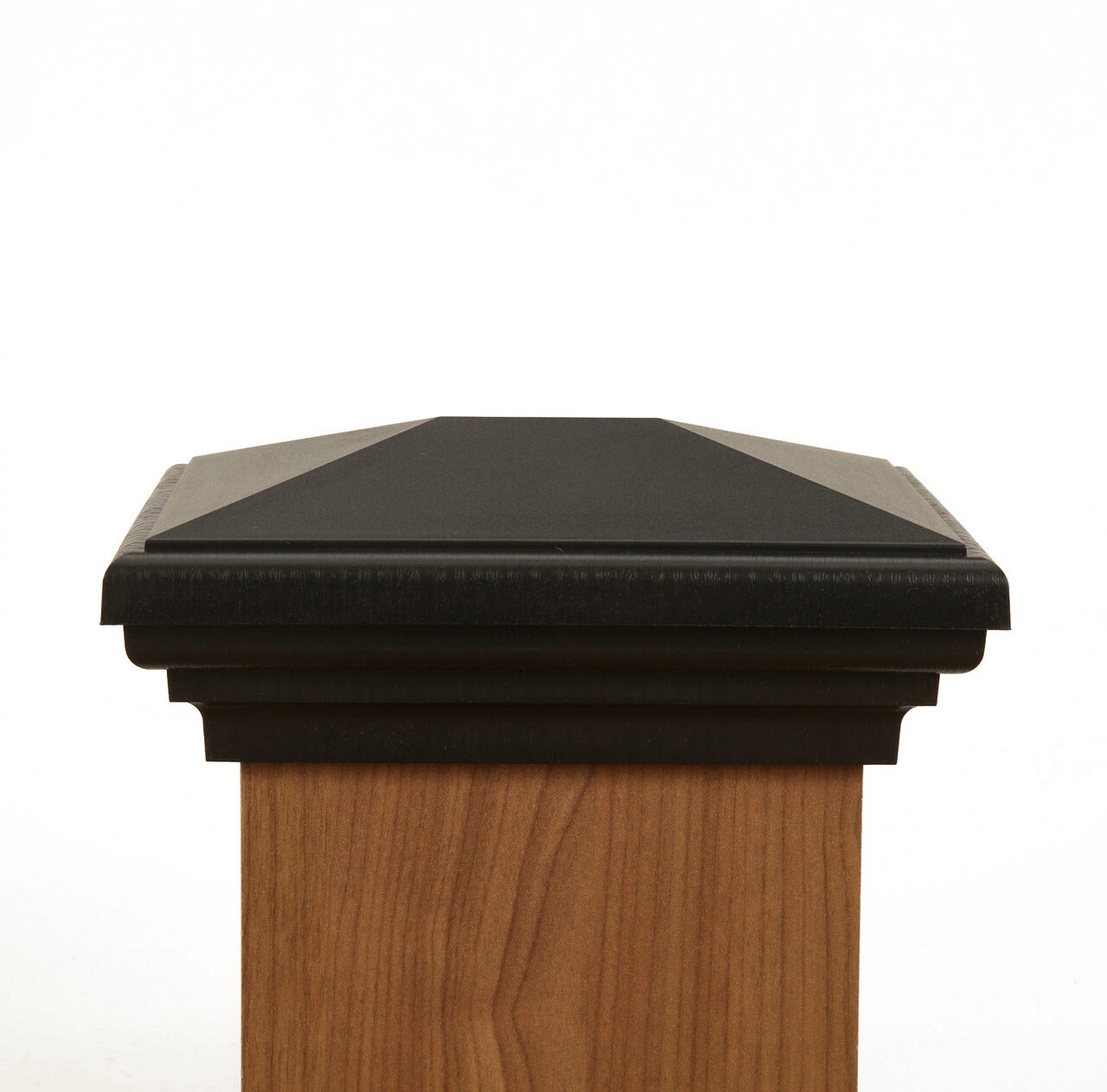 4x6 Post Caps 3.5x5.5 Black New England Fence Post Cap Made in USA With ...