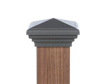 4x4 Post Caps 3.5 Black New England Post Cap Made in USA With A 10 Year ...