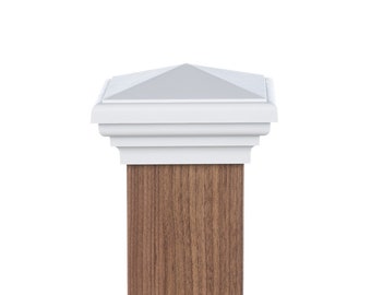 4x4 Post Caps 3.5 Black New England Post Cap Made in USA With A 10 Year ...