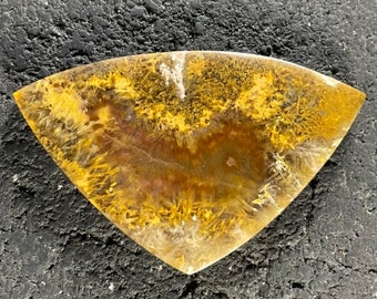 Saddle Rim Sagenitic Agate Cabochon, Oregon USA. 20.32 Carats. - Etsy