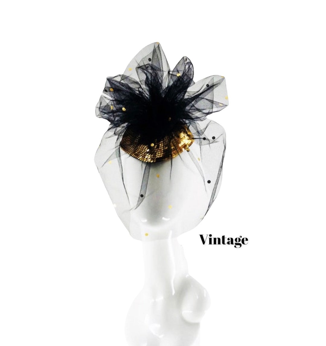 Vintage Whittal & Shon Gold RARE Fascinator - Etsy
