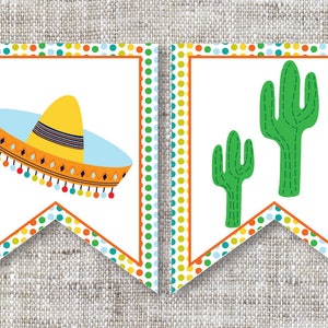 Custom Fiesta Flag Banner | Mexican Fiesta Flag Party Banner With ...