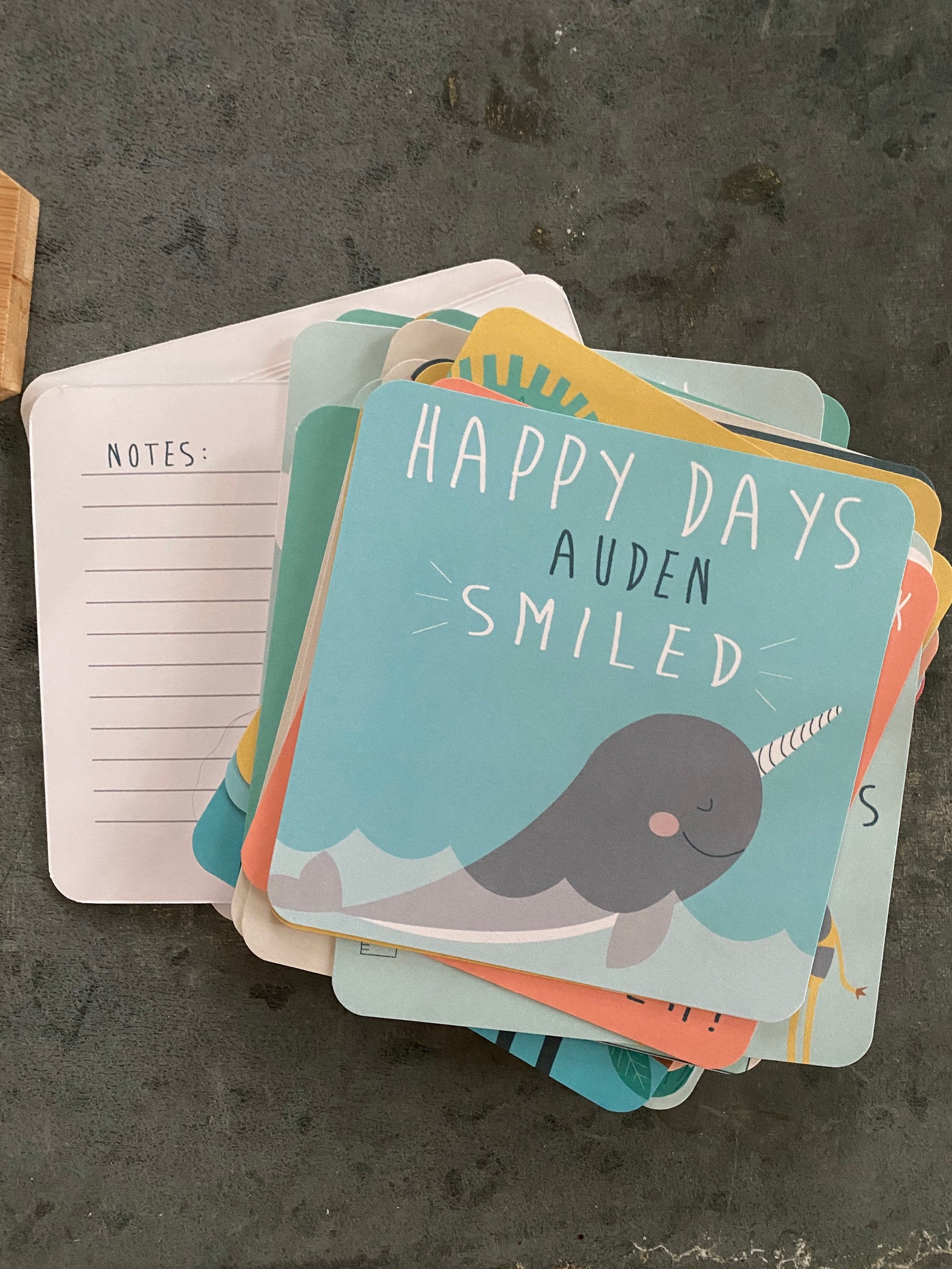 Printable Baby's First Year Customizable Milestone Cards | Record ...